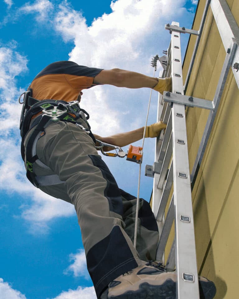 Ladder Fall Protection Systems | Fixed & Portable Safety Solutions